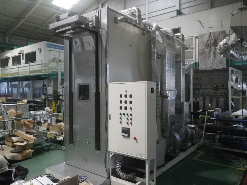 連続乾燥炉 | 京都市南区の薄板大型製缶板金、設備ライン向け乾燥機の製作 - 株式会社タナカテック